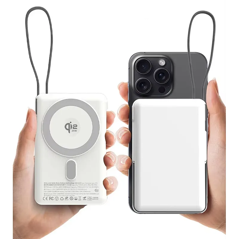 Q2.2 25W wireless charger , Magsafe power bank 10000mAh , Solid-state ...